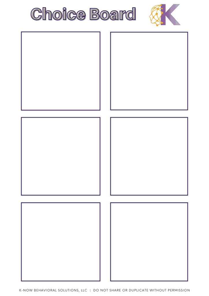 Visuals for ABA-Based Practice | K-Now Behavioral