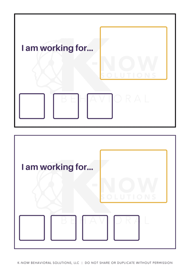 Visuals for ABA-Based Practice | K-Now Behavioral